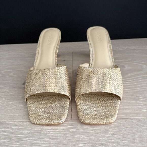 cult gaia | Shoes | Cult Gaia Gigi Sandal Raffia Body And Gold Nugget ...